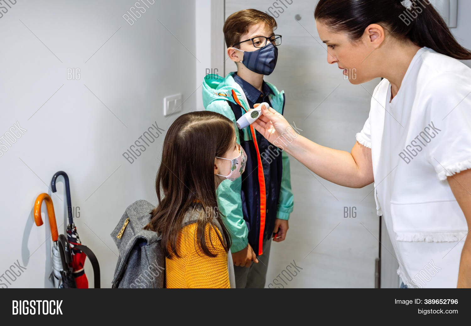 Mother Checking Her Image & Photo (Free Trial) | Bigstock
