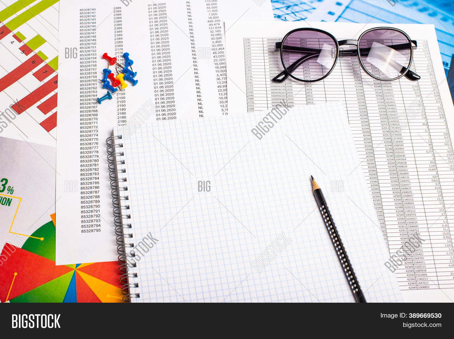 On Table Reports, Image & Photo (Free Trial) | Bigstock