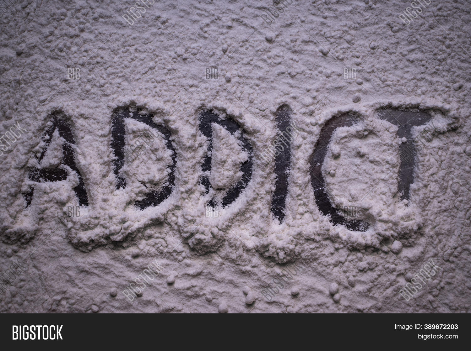 Addict Text Written Image & Photo (Free Trial) | Bigstock