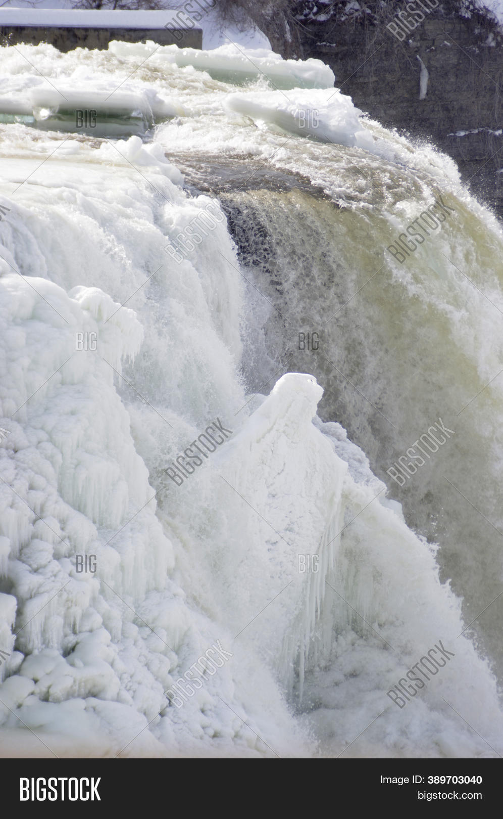 White Icy Cold Rushing Image & Photo (Free Trial) | Bigstock