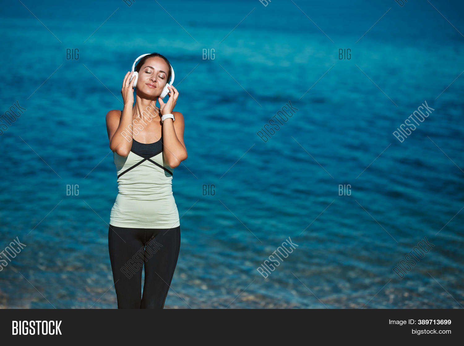 Woman Enjoying Music Image & Photo (Free Trial) | Bigstock