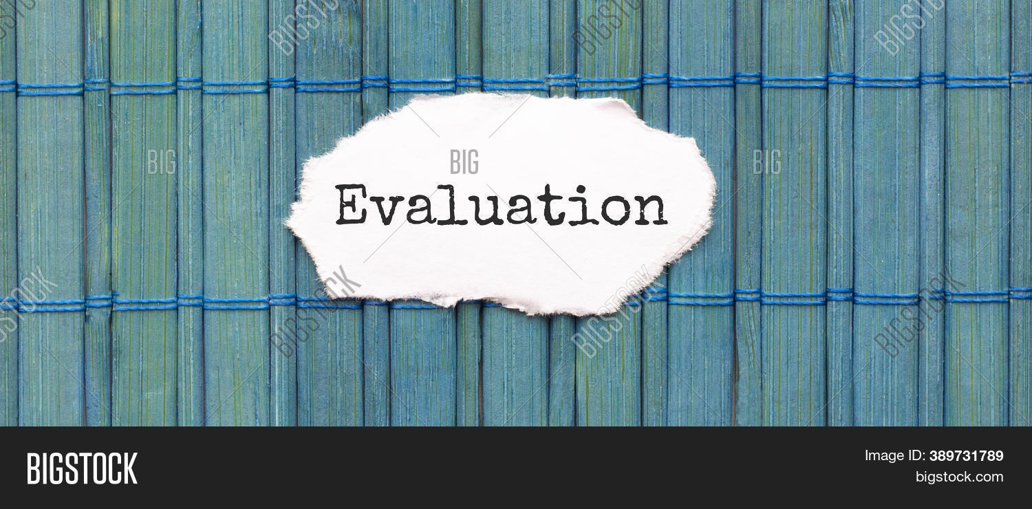 Evaluation Text On Image & Photo (Free Trial) | Bigstock