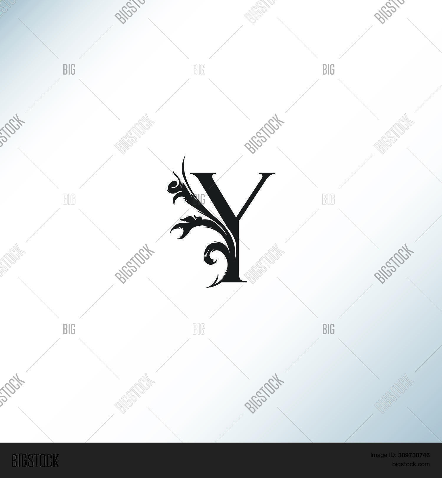 Art Deco Luxury Y Vector & Photo (Free Trial) | Bigstock