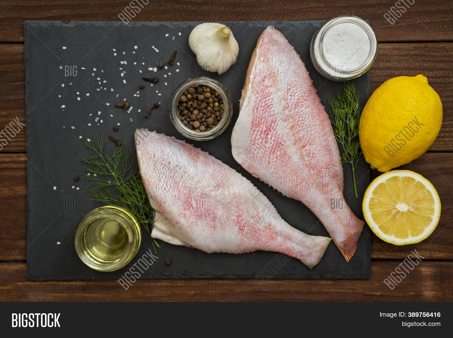 Seafood. Sea Perch On Image & Photo (Free Trial) | Bigstock