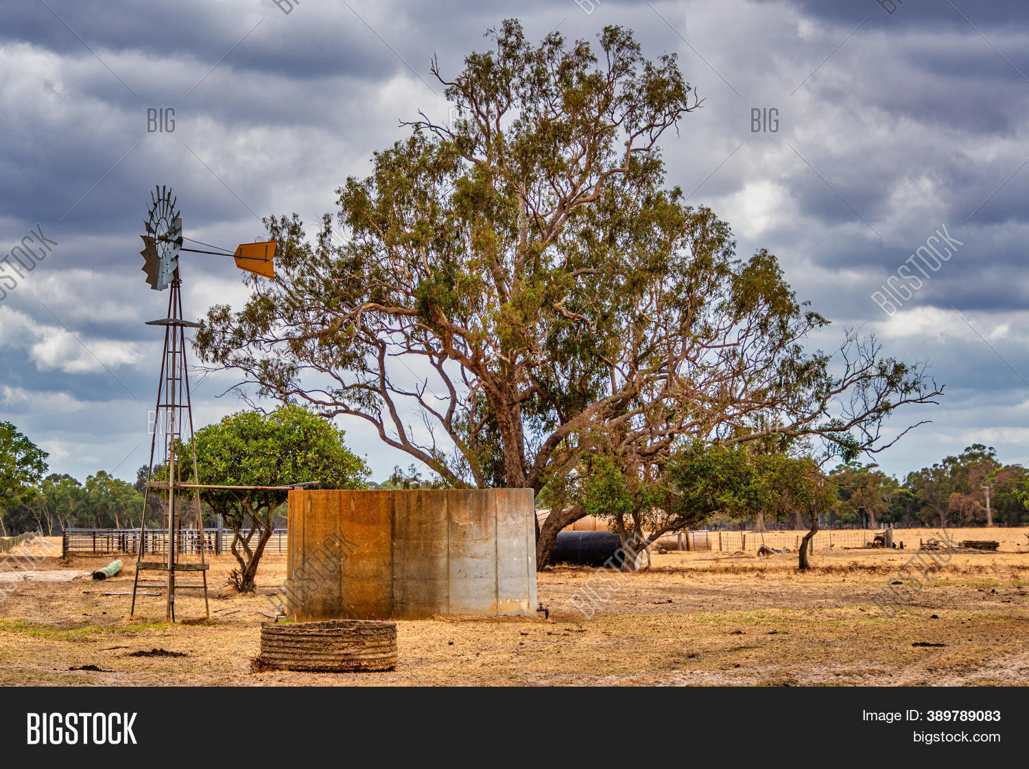 Australian Windmills Image & Photo (Free Trial) | Bigstock