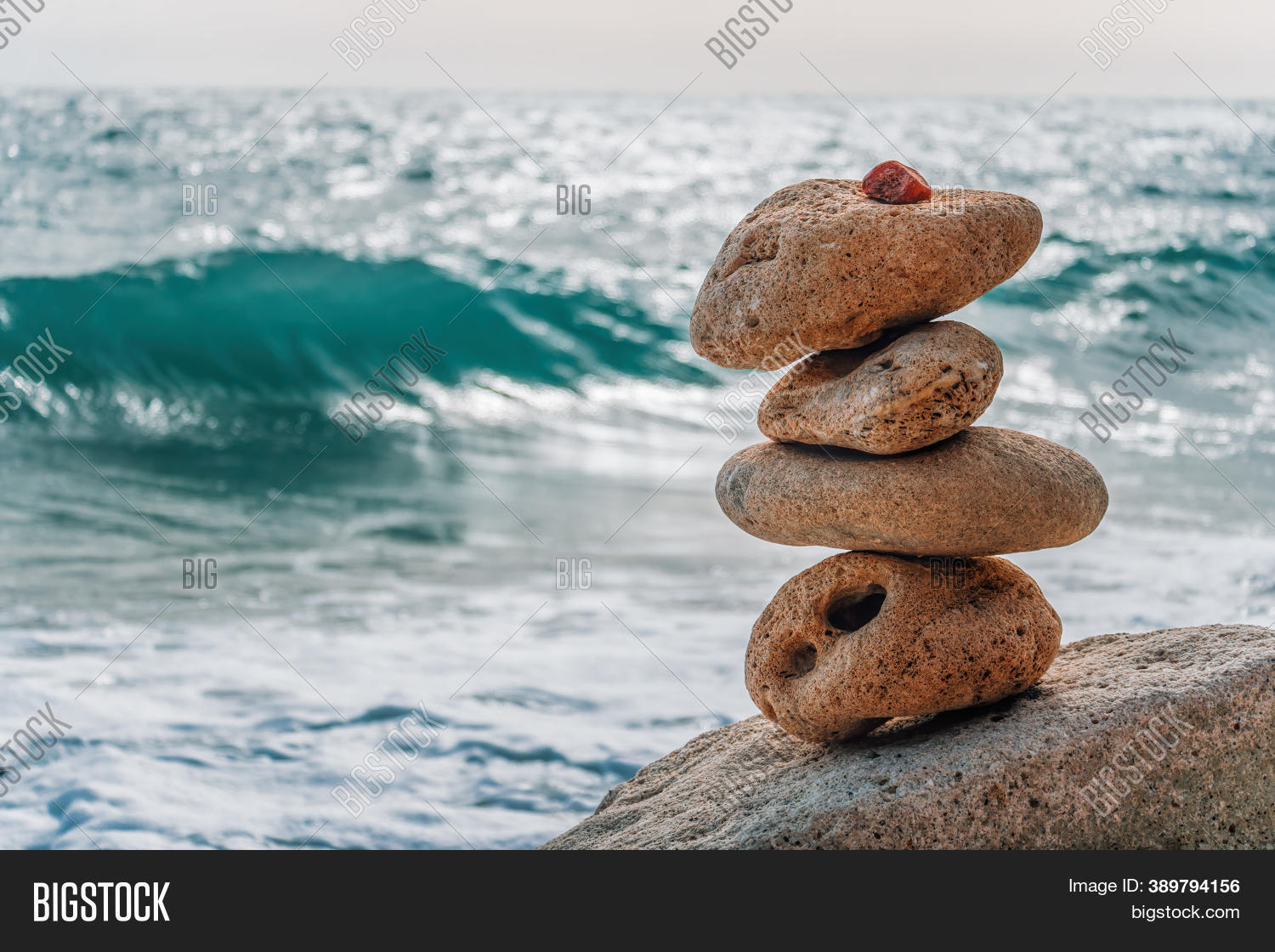 Balanced Pebble Image & Photo (Free Trial) | Bigstock