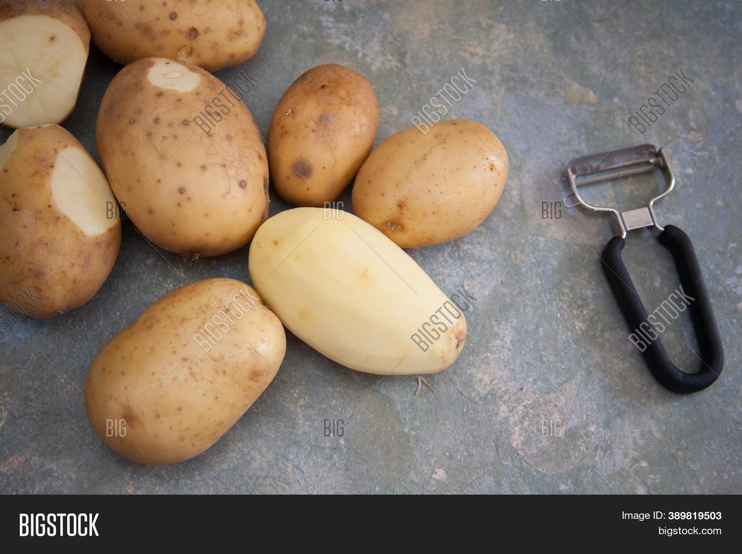 Potatoes Peeled Image & Photo (Free Trial) | Bigstock