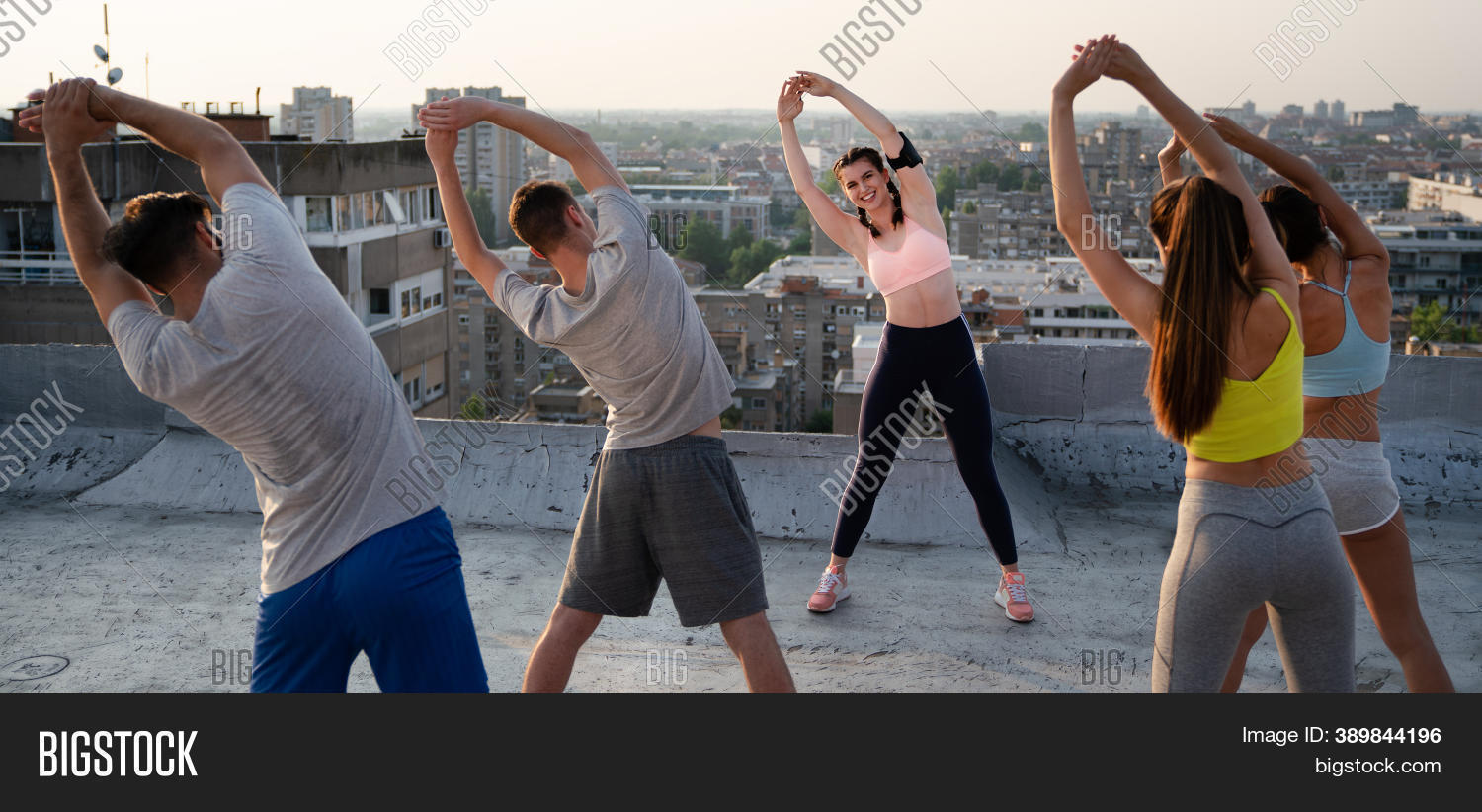 Group Happy Fit People Image & Photo (Free Trial) | Bigstock