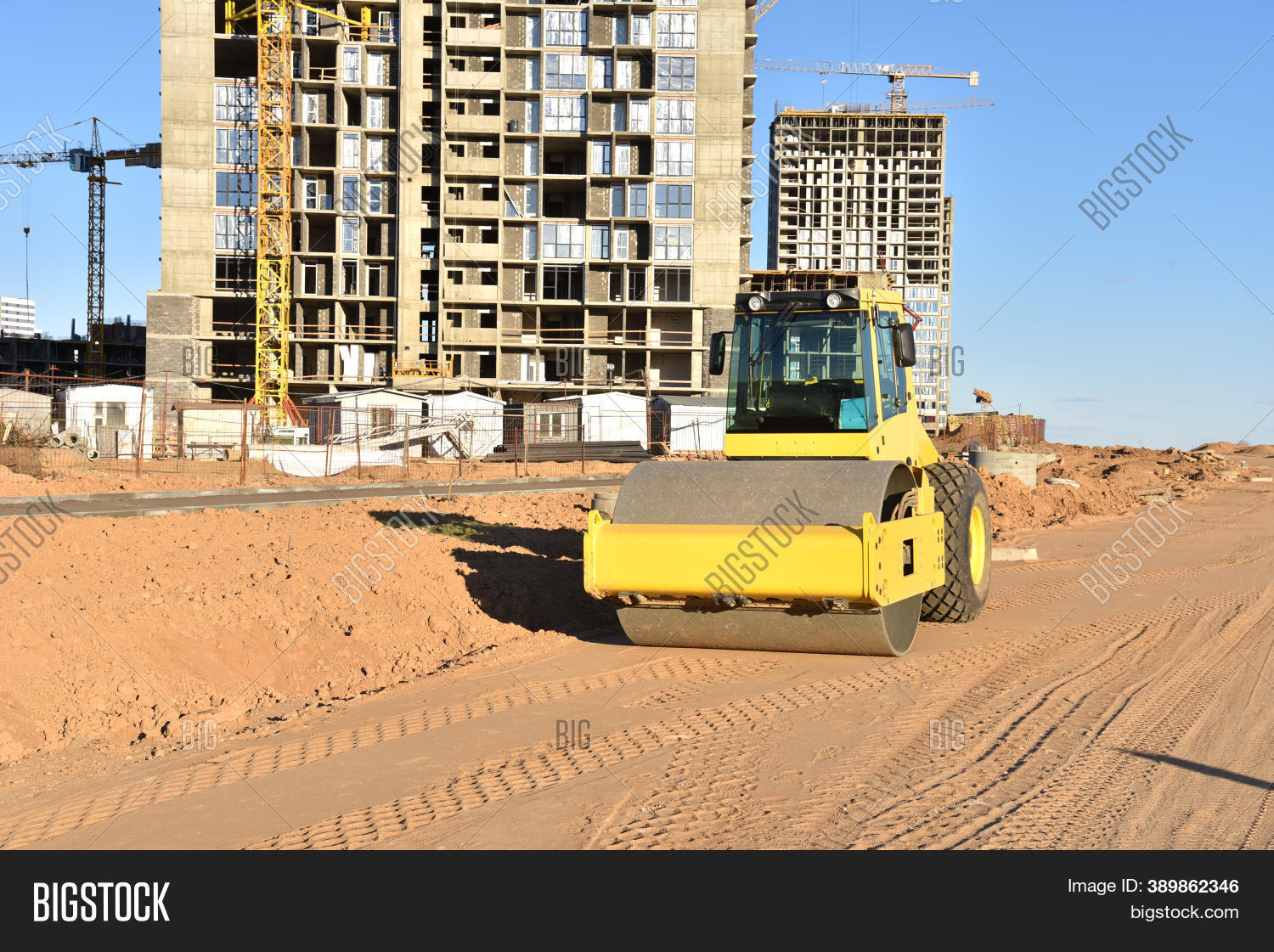 Vibro Roller Soil Image & Photo (Free Trial) | Bigstock