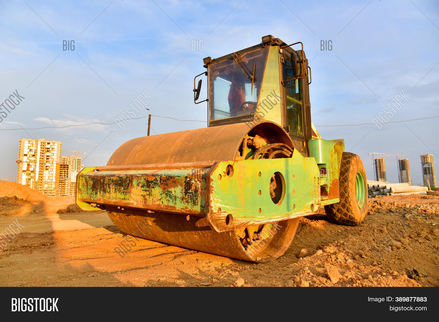 Vibro Roller Soil Image & Photo (Free Trial) | Bigstock