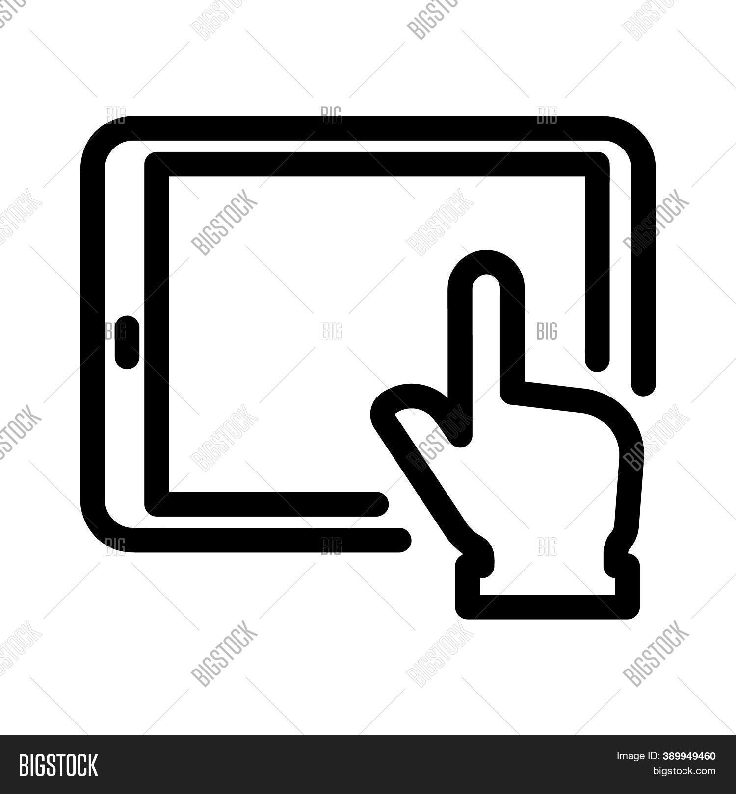 Tablet Icon Isolated Image & Photo (Free Trial) | Bigstock
