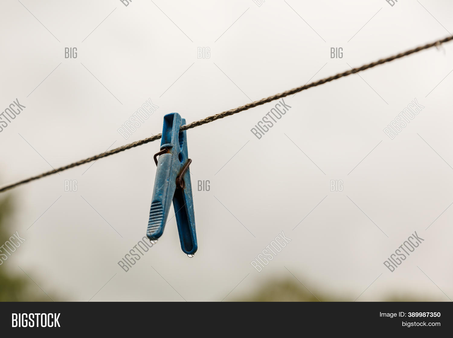 Clothespin Hanging Image & Photo (Free Trial) | Bigstock