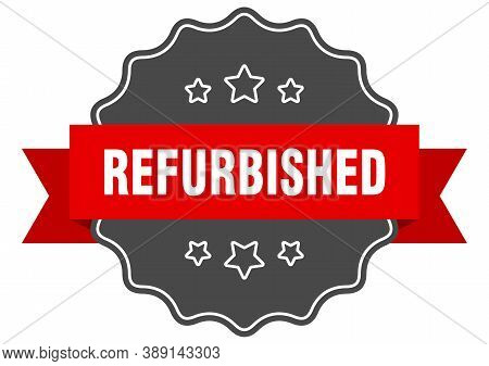 Refurbished Label. Vector & Photo (Free Trial) | Bigstock