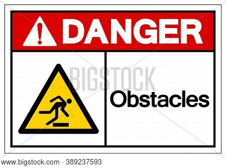Danger Obstacles Vector & Photo (Free Trial) | Bigstock