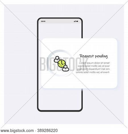 Request Pending Line Vector & Photo (Free Trial) | Bigstock