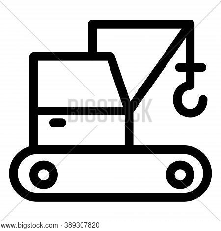 Mobile Crane Icon Vector & Photo (Free Trial) | Bigstock