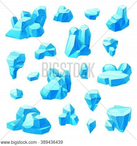 Ice Crystals Cartoon Vector & Photo (Free Trial) | Bigstock