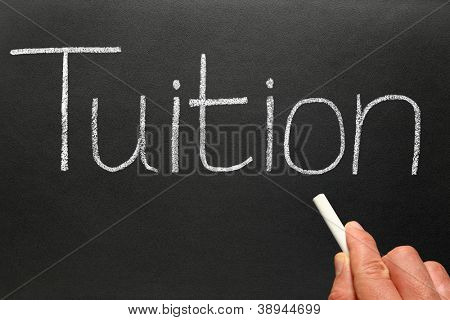 Tuition, Written On Image & Photo (Free Trial) | Bigstock