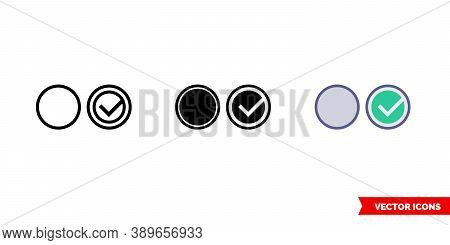 Radio Button Icon 3 Vector & Photo (Free Trial) | Bigstock