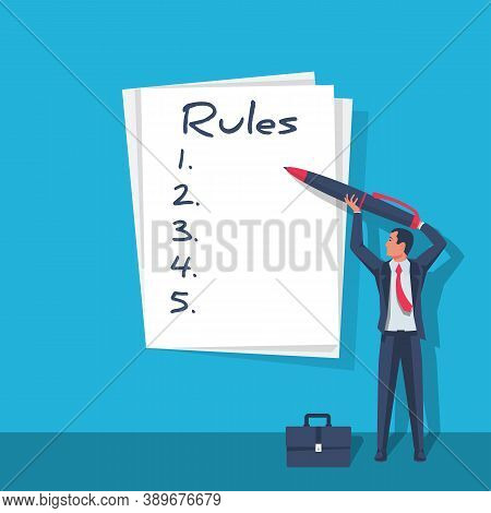 Rules Concept. Vector & Photo (Free Trial) | Bigstock