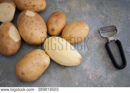 Potatoes Peeled Image & Photo (Free Trial) | Bigstock