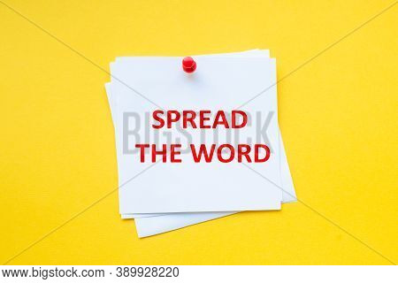 Spread Word. Word On Image & Photo (Free Trial) | Bigstock