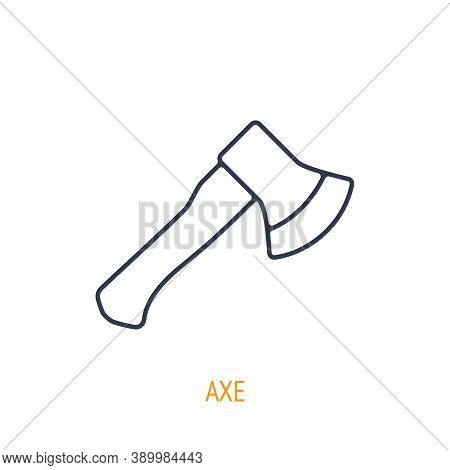 Wood Axe Drawing