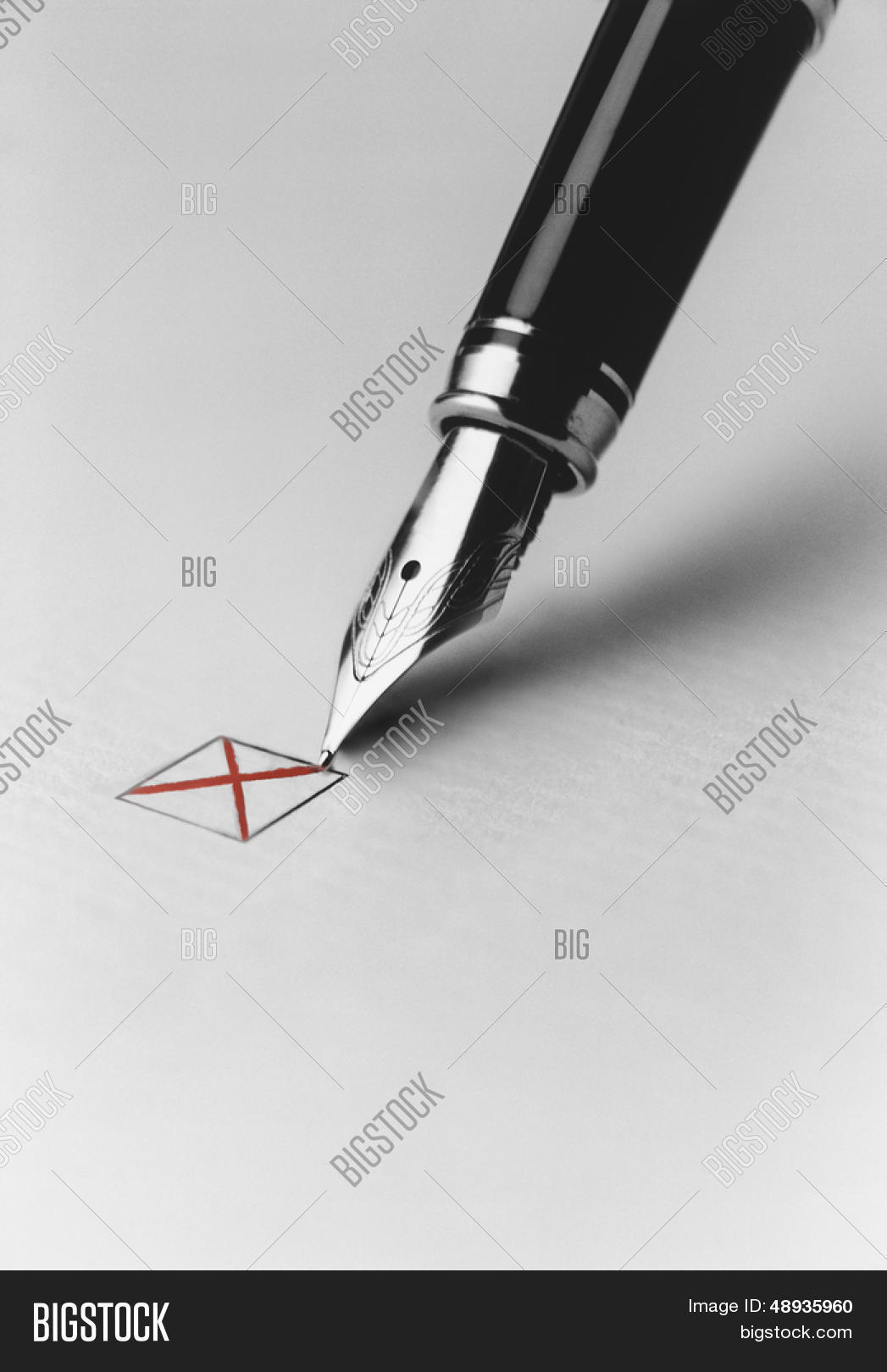 Pen Checking Box Image & Photo (Free Trial) | Bigstock