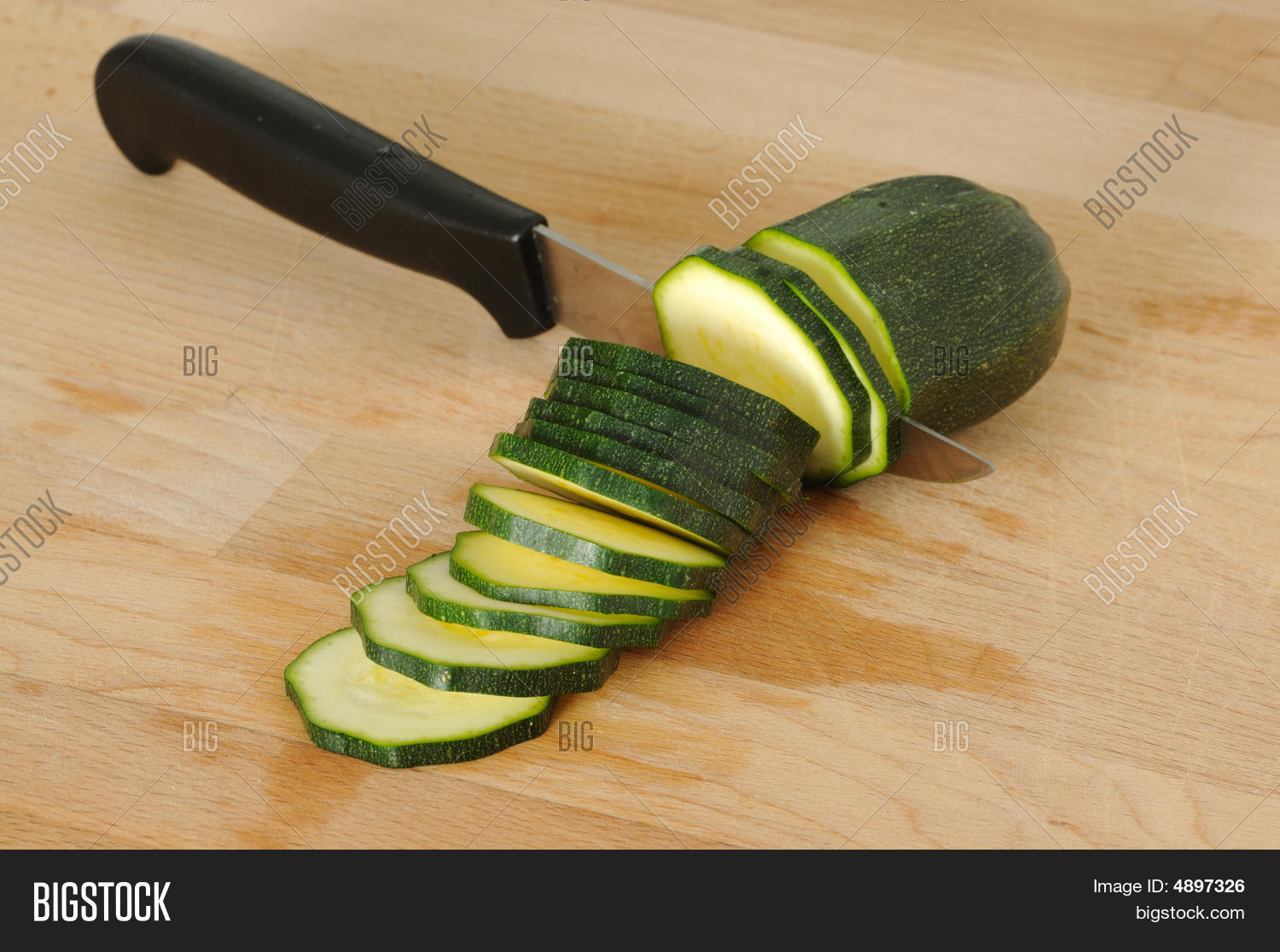 Cutting Zucchini Image & Photo (Free Trial) | Bigstock