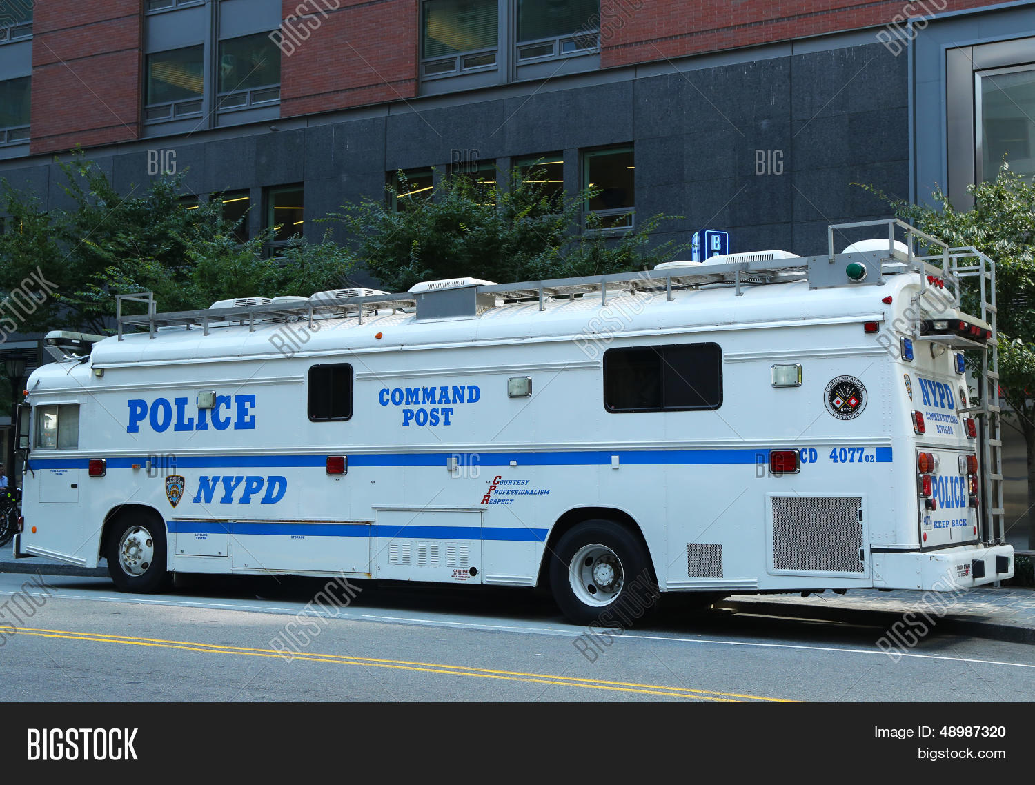 NYPD Command Post Image & Photo (Free Trial) | Bigstock