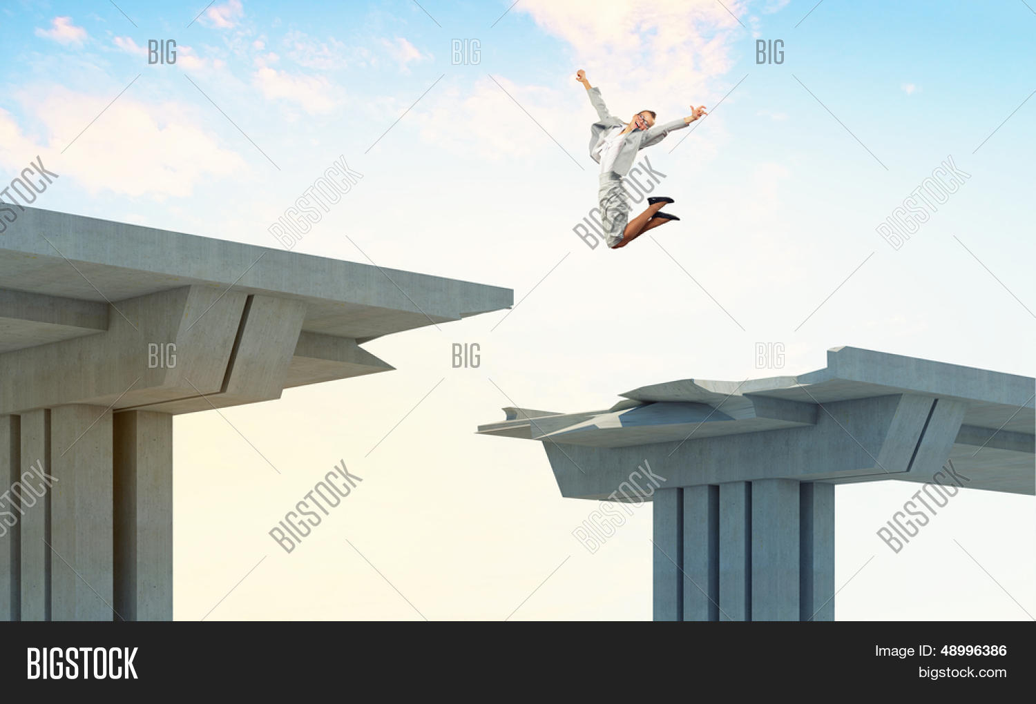 Young Woman Jumping Image & Photo (Free Trial) | Bigstock