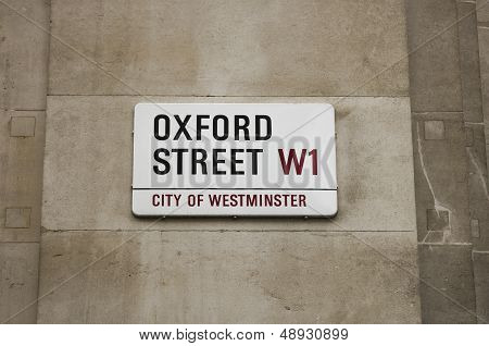 Oxford Street Sign Image & Photo (Free Trial) | Bigstock