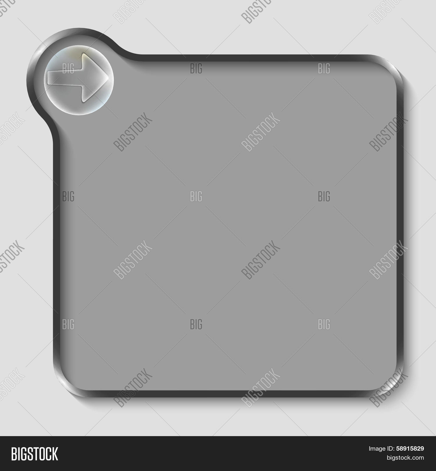 Gray Text Box Any Vector & Photo (Free Trial) | Bigstock