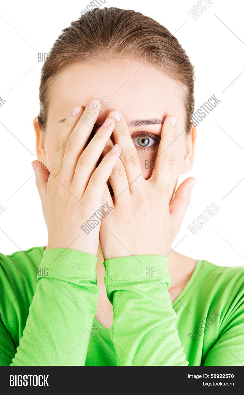 Shy Scared Teenage Image & Photo (Free Trial) | Bigstock