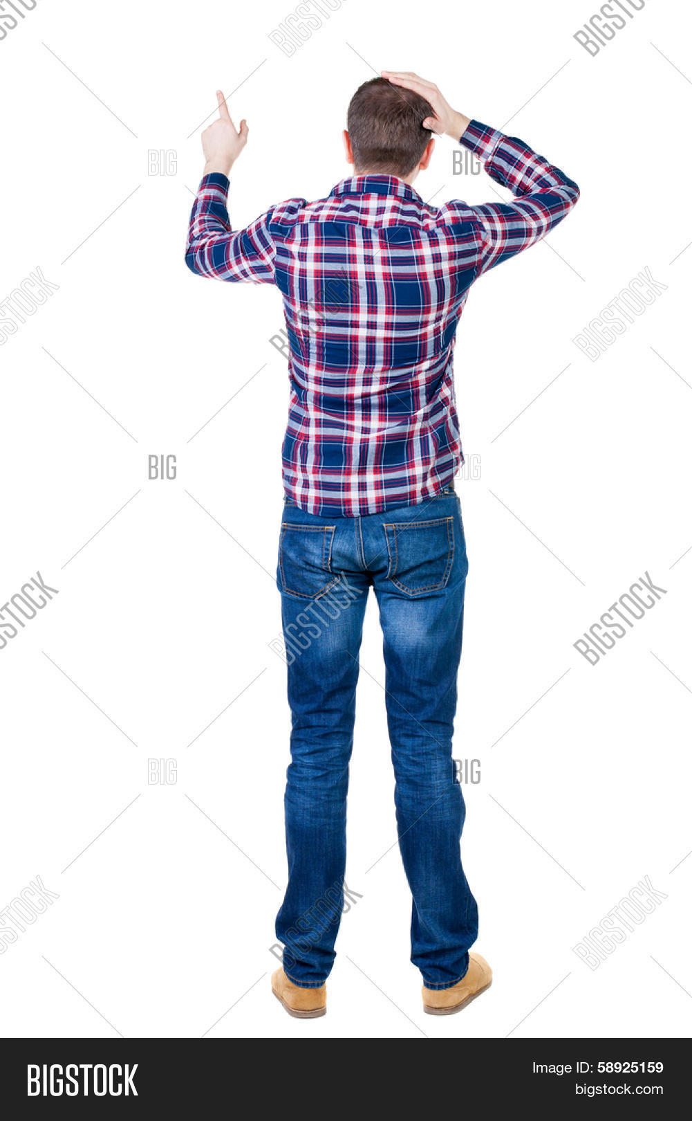 Back View Angry Young Image & Photo (Free Trial) | Bigstock