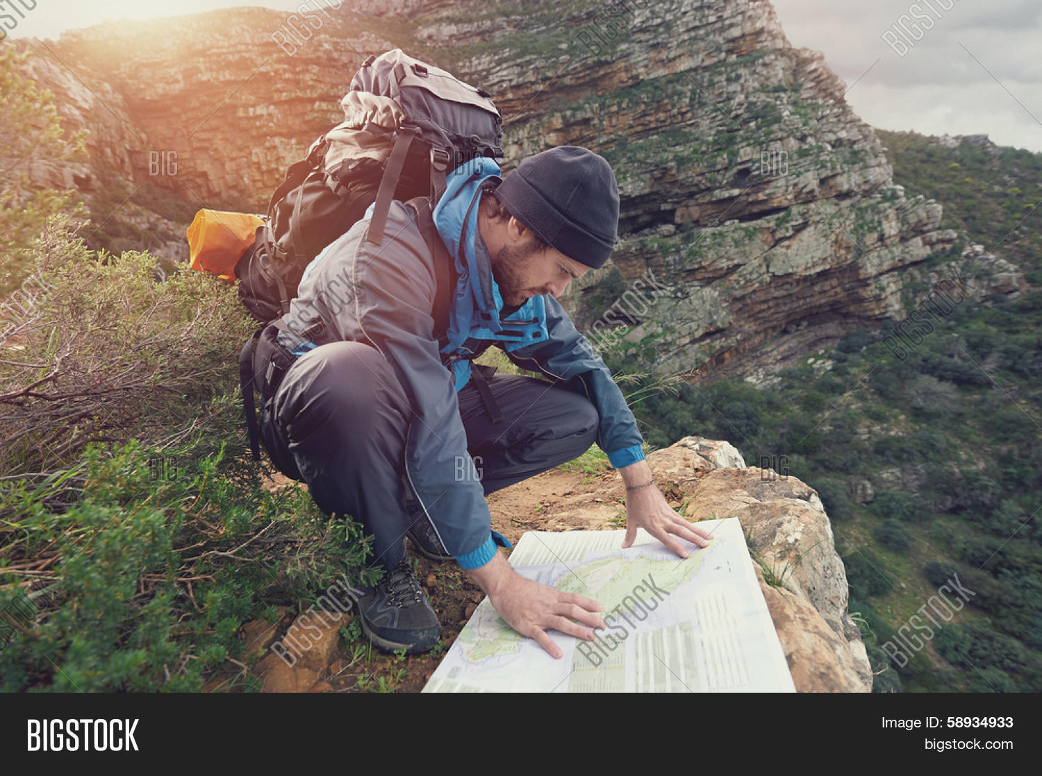Lost Hiker Backpack Image & Photo (Free Trial) | Bigstock