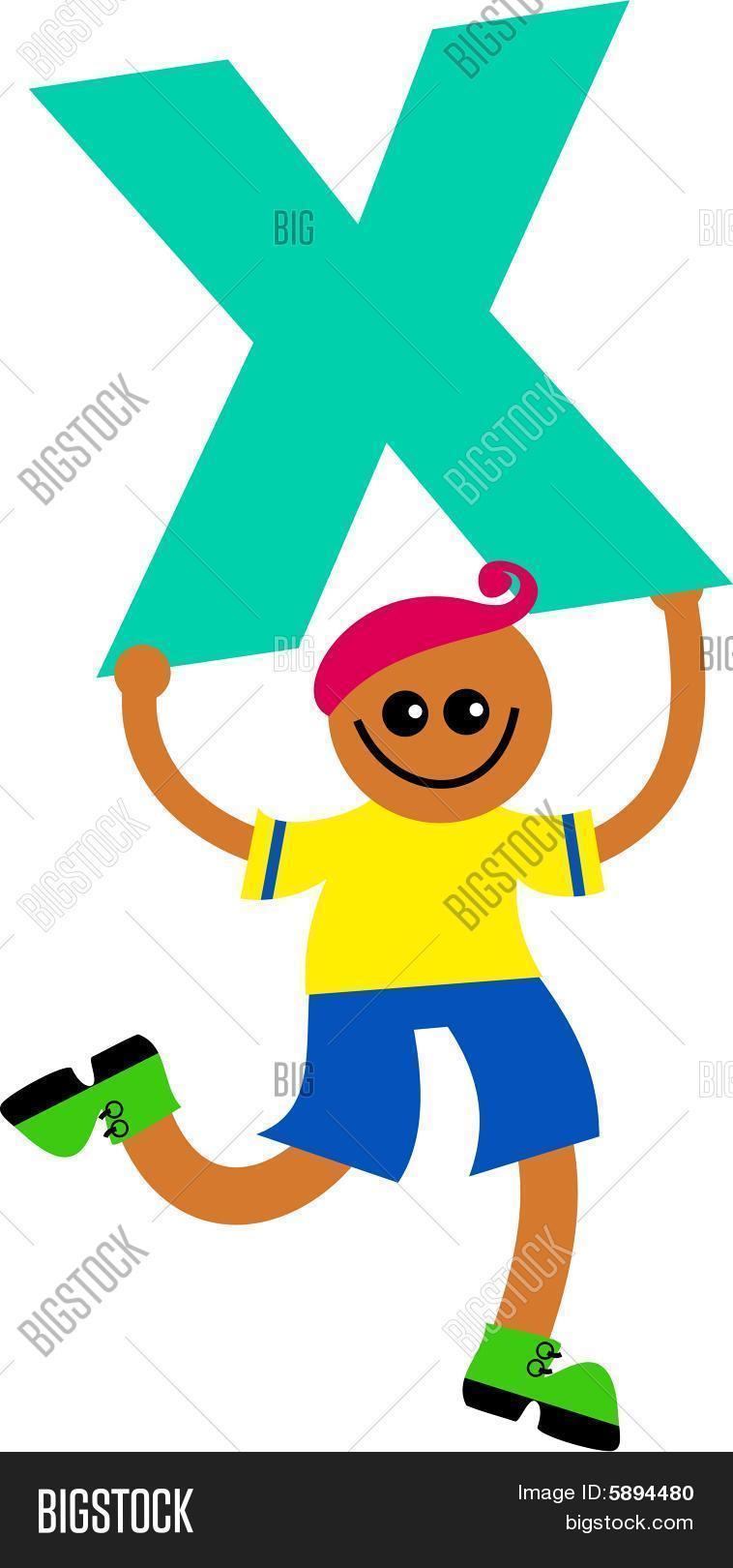 Letter X Kid Image & Photo (Free Trial) | Bigstock