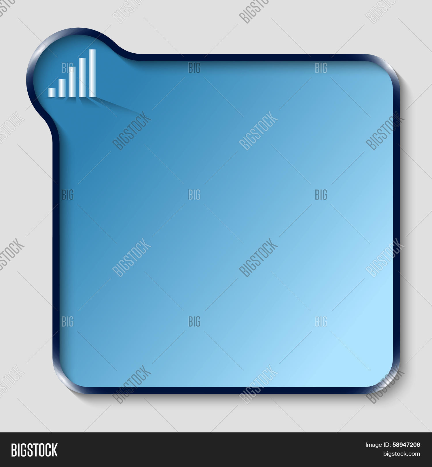 Blue Text Box Any Vector & Photo (Free Trial) | Bigstock
