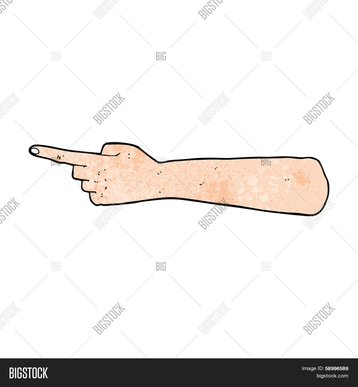 Pointing Hand Cartoon Vector & Photo (Free Trial) | Bigstock