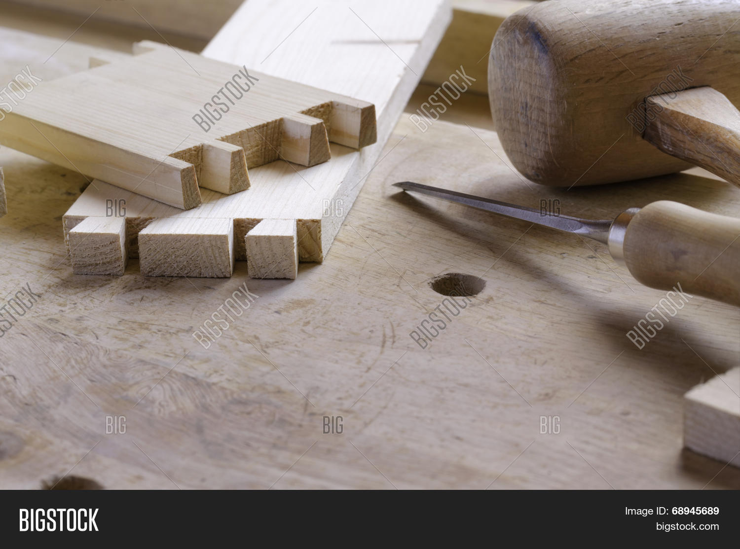 Pins Tails Dovetail Image & Photo (Free Trial) | Bigstock
