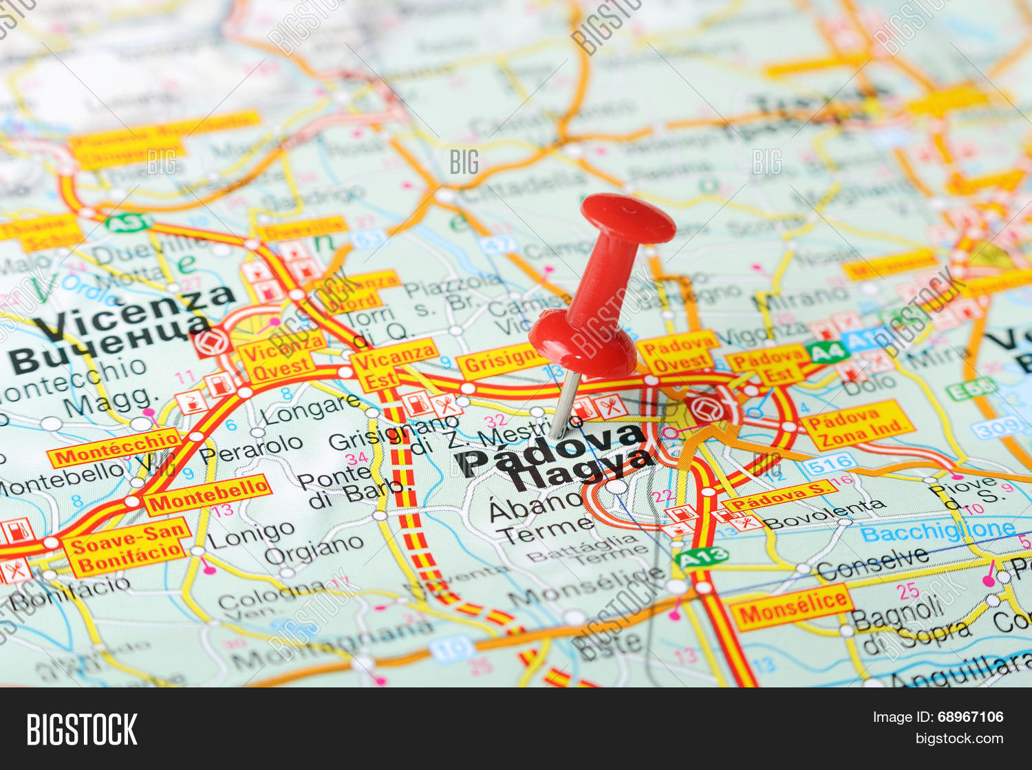 Padua Italy Map Image & Photo (Free Trial) | Bigstock
