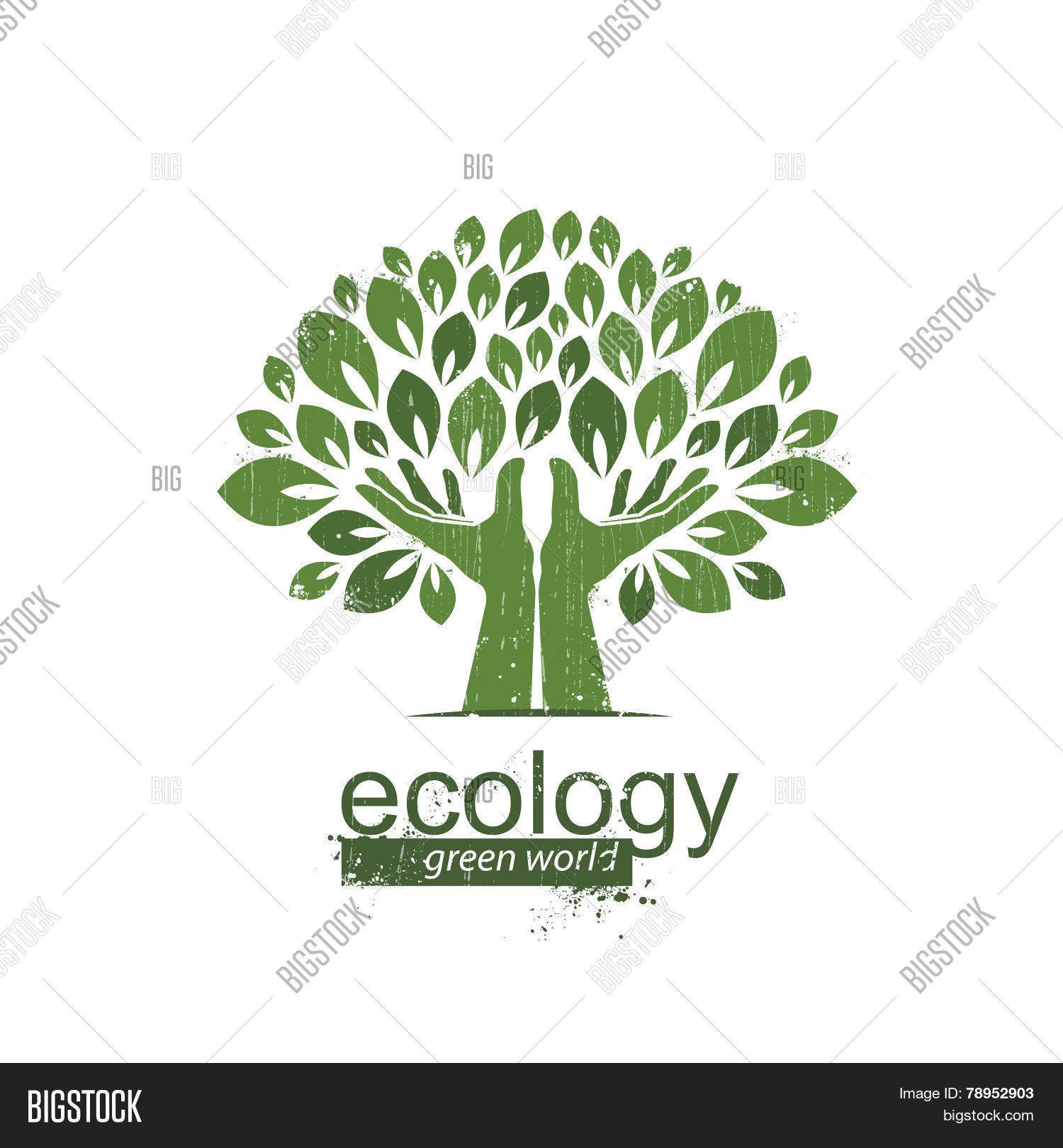 Tree Hands. Logo, Vector & Photo (Free Trial) | Bigstock
