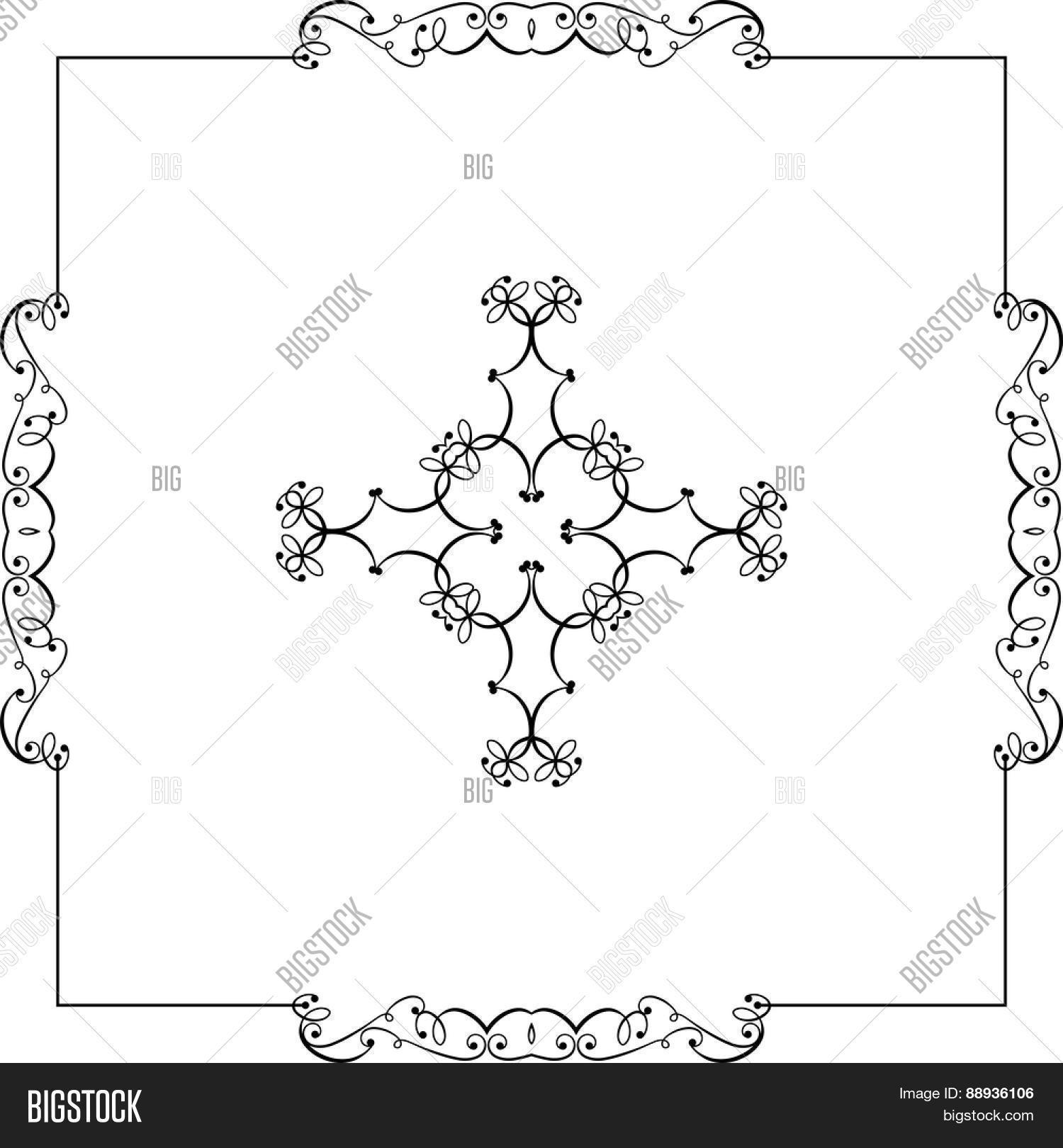 Frame Border Design Vector & Photo (Free Trial) | Bigstock