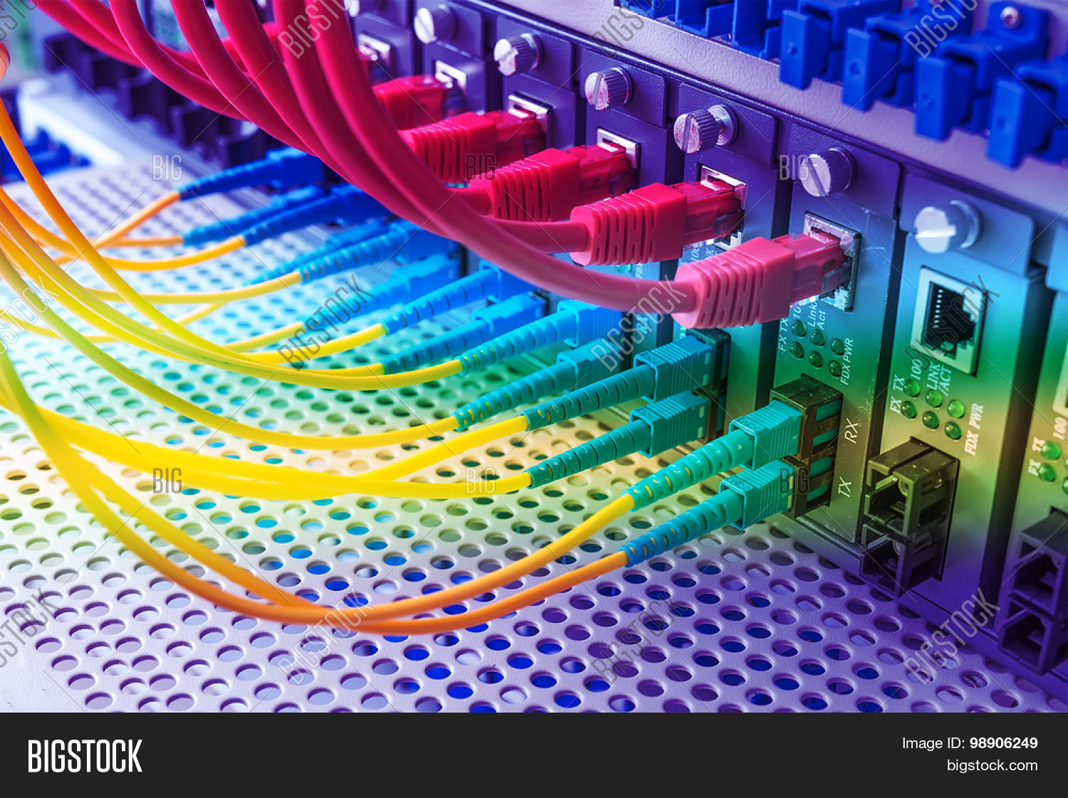 Optic Fiber Cables Image & Photo (Free Trial) | Bigstock