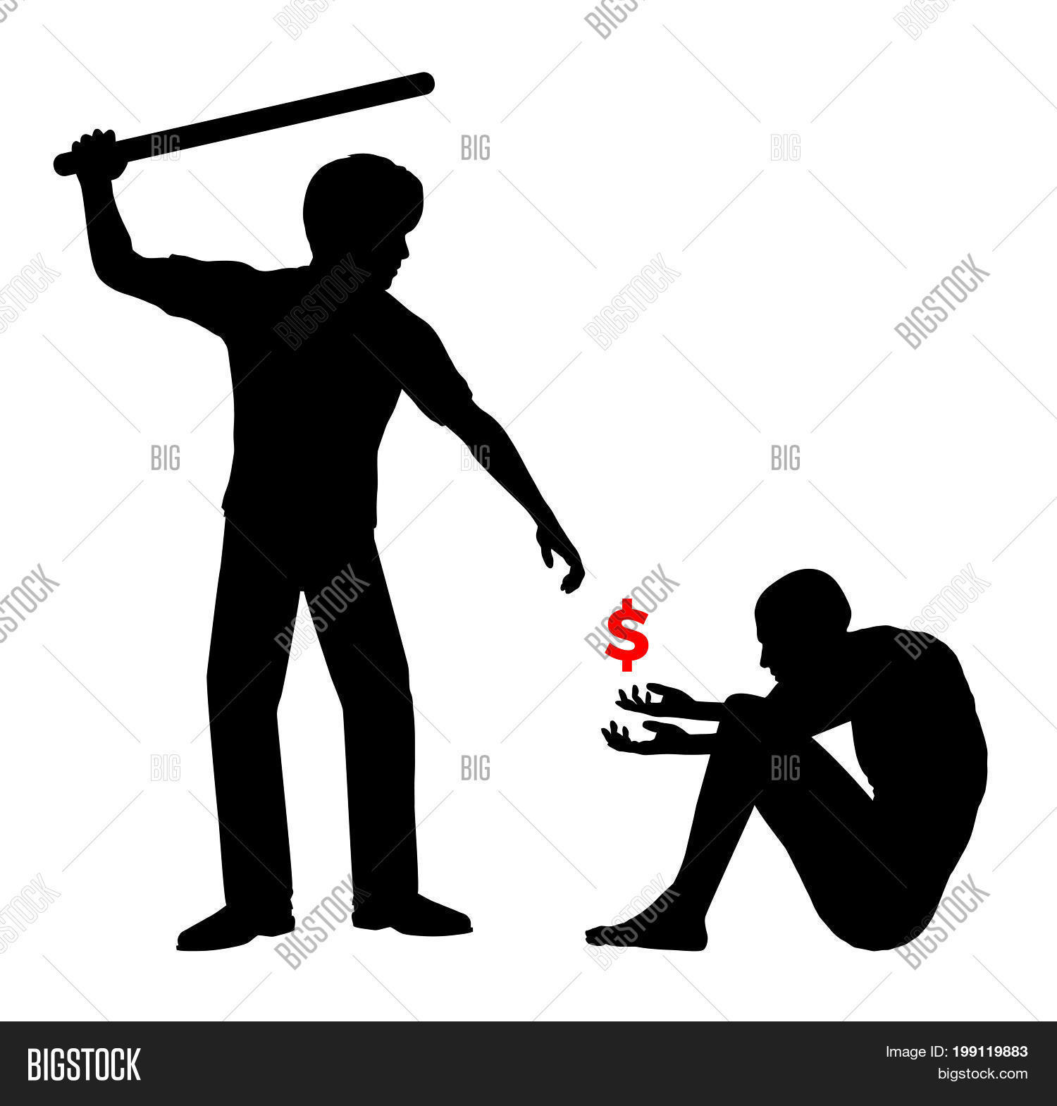 Extort Money Under Image & Photo (Free Trial) | Bigstock