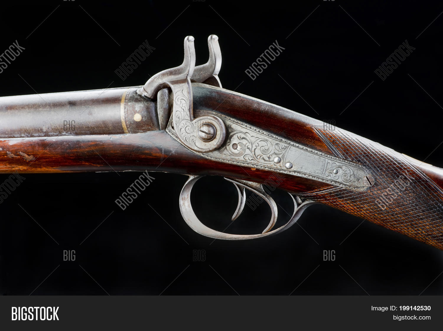 Antique Double Barrel Image & Photo (Free Trial) | Bigstock