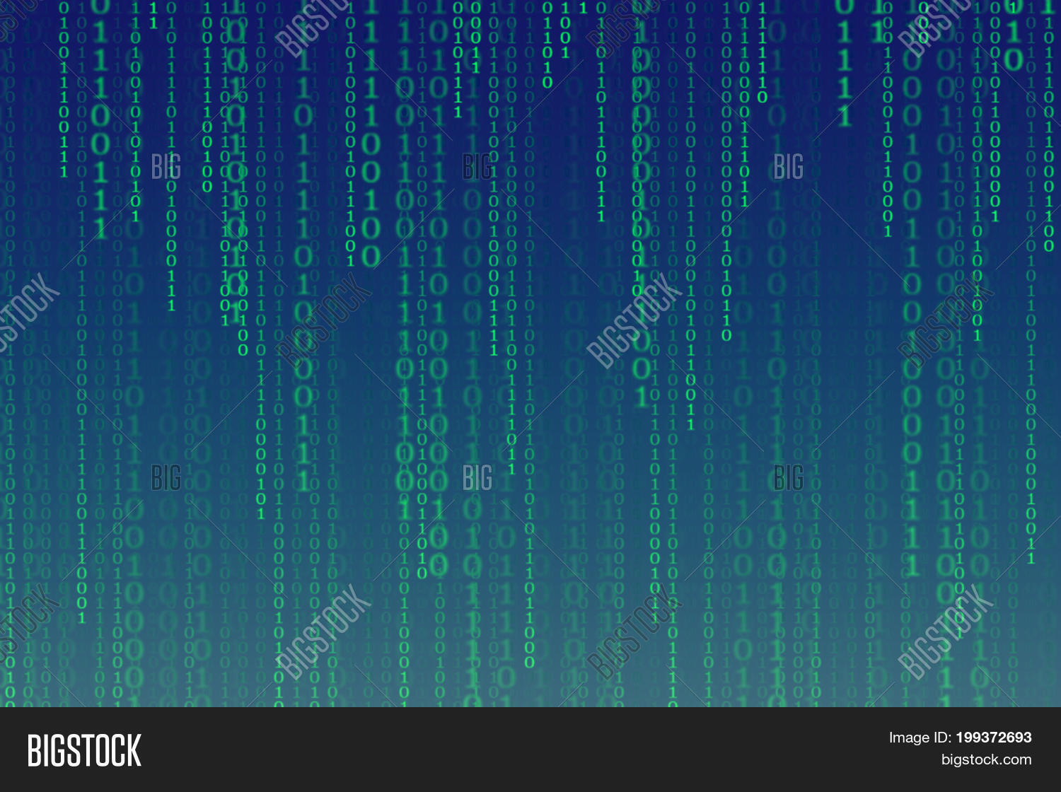 Binary Code Processing Image And Photo Free Trial Bigstock