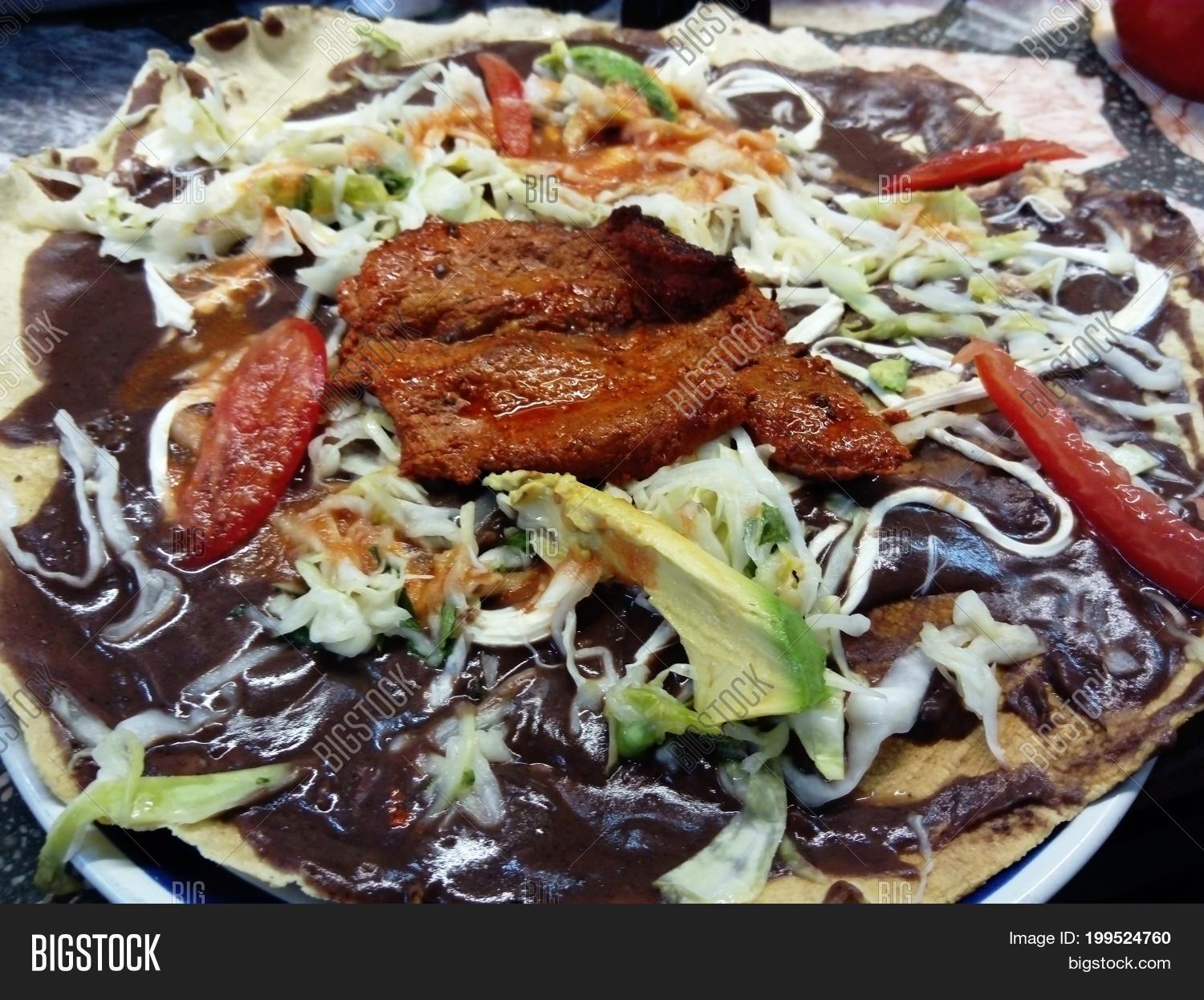 Traditional Tlayuda, Image & Photo (Free Trial) | Bigstock