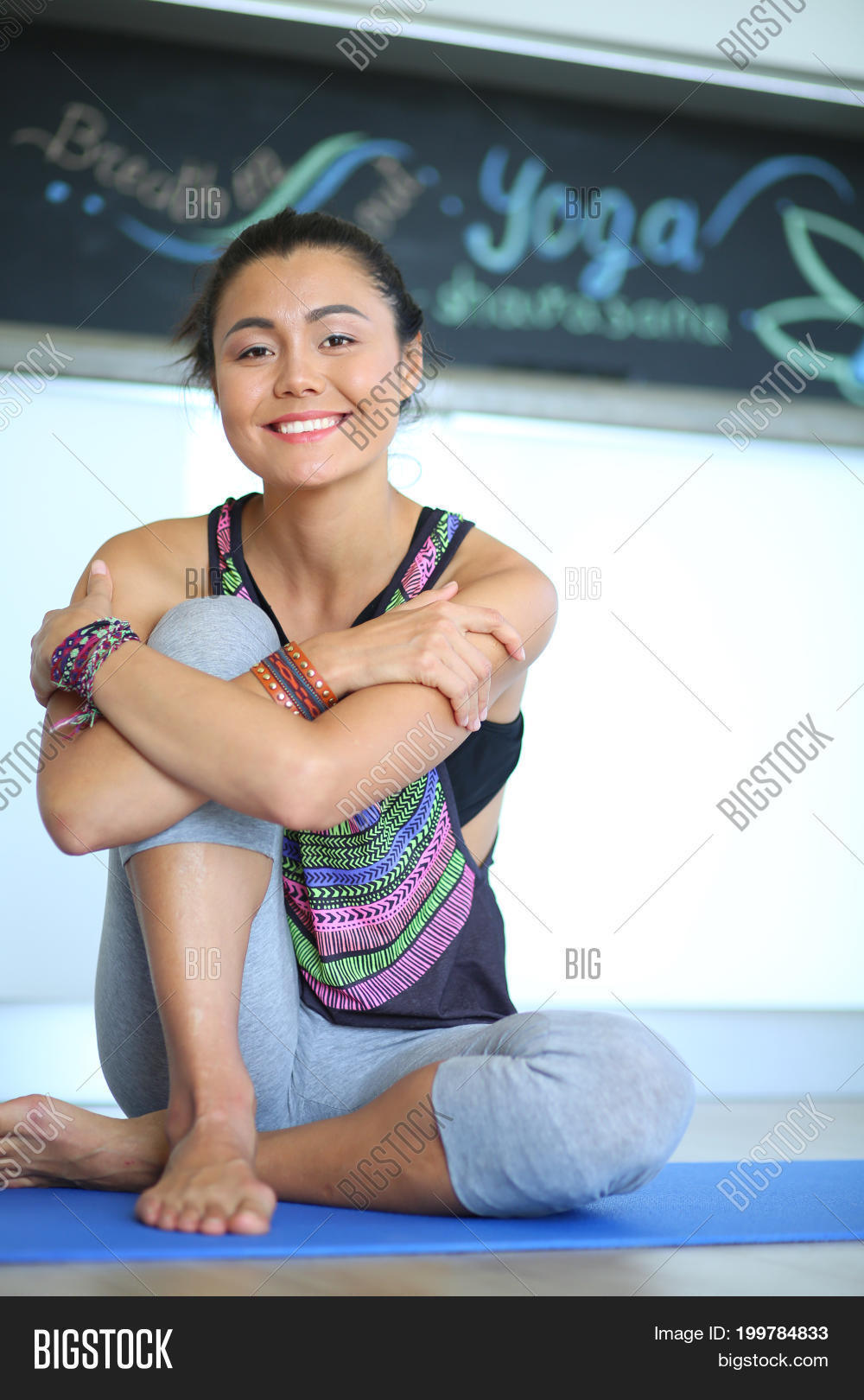 Portrait Smiling Yoga Image & Photo (Free Trial) | Bigstock