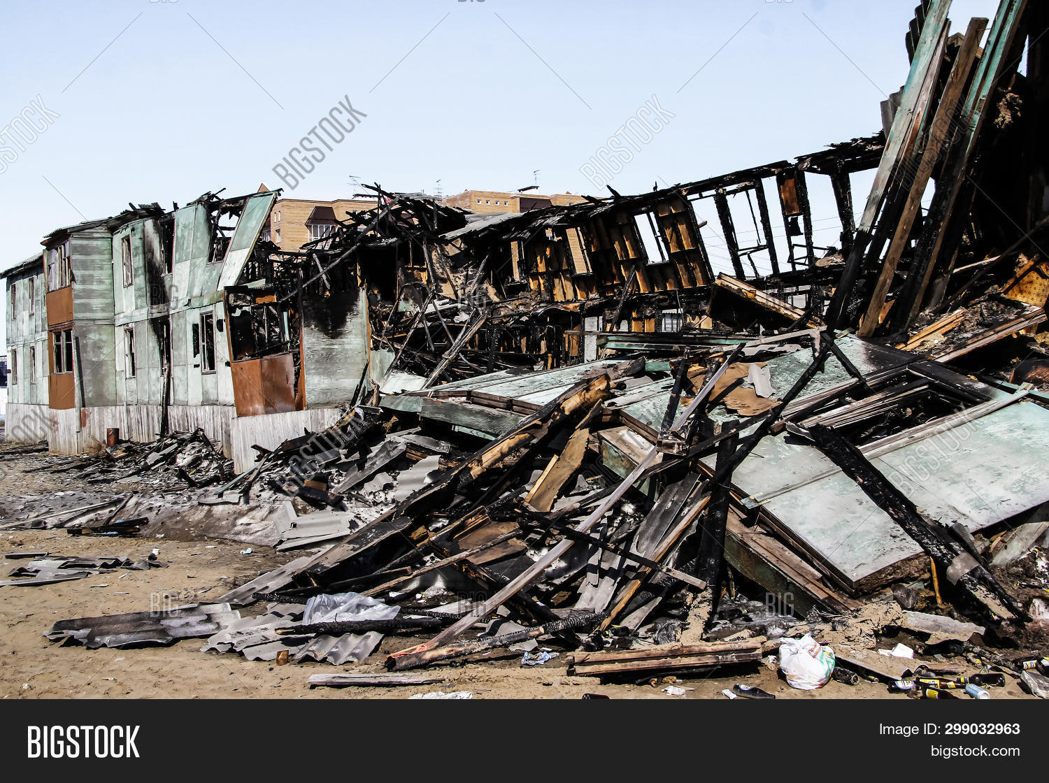 Aftermath Fire Old Image & Photo (Free Trial) | Bigstock